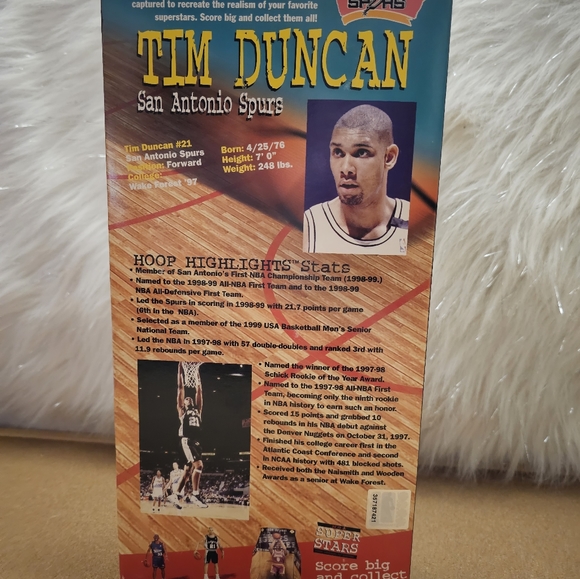 Mattel | Toys | 999 Tim Duncan San Antonio Spurs Nba Super Stars 13 ...